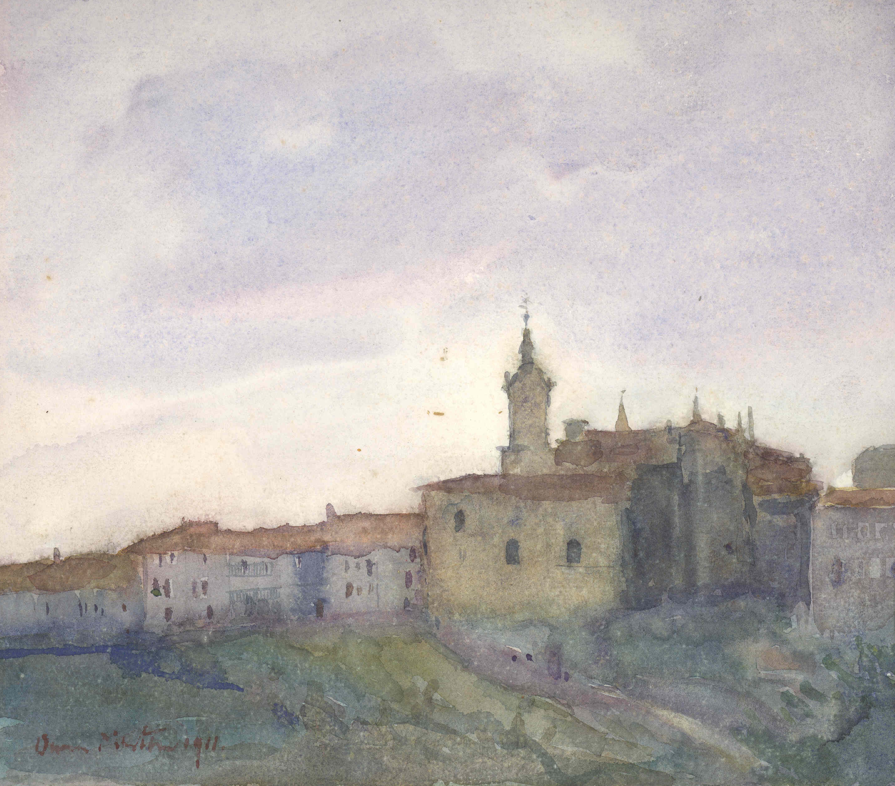 Paintings by Owen Merton.